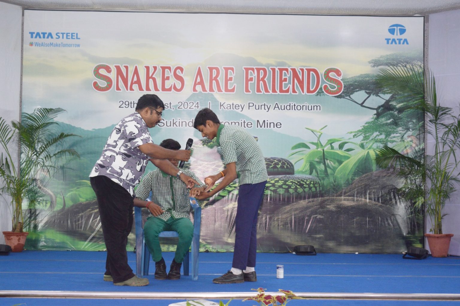 Tata Steel Organises ‘Snakes are Friends’ Programme at Sukinda Chromite ...